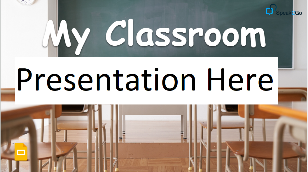 My Classroom , F1 - Speak2Go